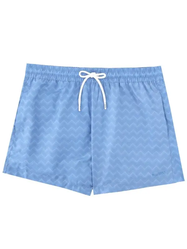 Missoni Printed Swim Shorts - Blue
