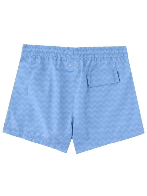Missoni Printed Swim Shorts - Blue
