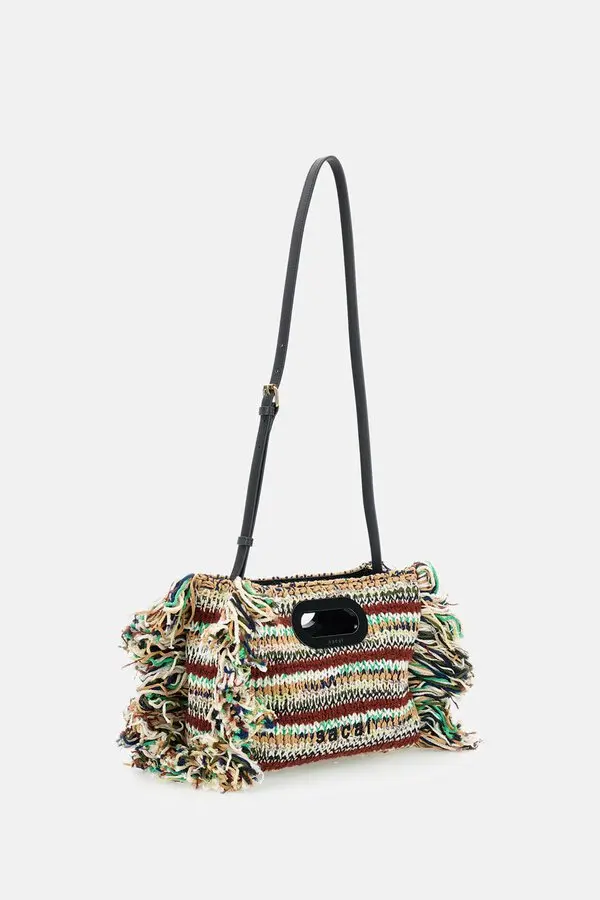 Sacai Mix Knit Shopper Bag Small