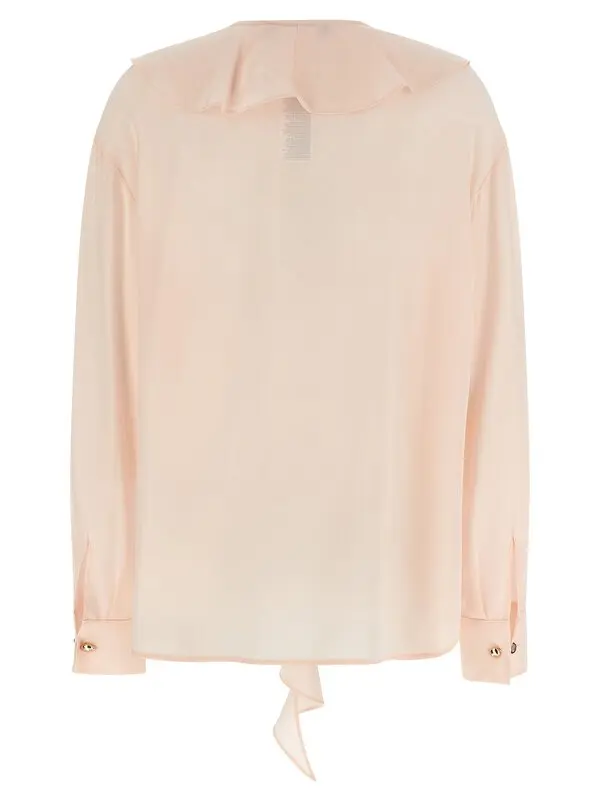 Max Mara Mstepica Silk Crêpe De Chine Blouse - Pink