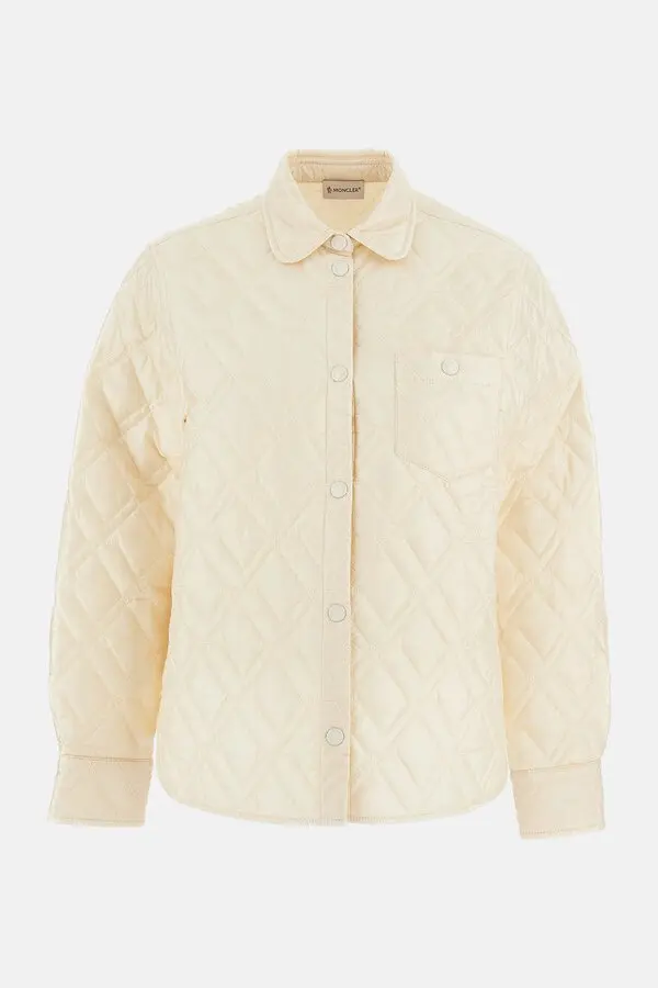 Moncler Quilted Technical Fabric Shirt Jacket - Multicolor