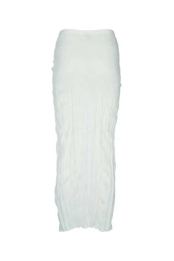 TOTEME Crinkled Knit Skirt - Multicolor