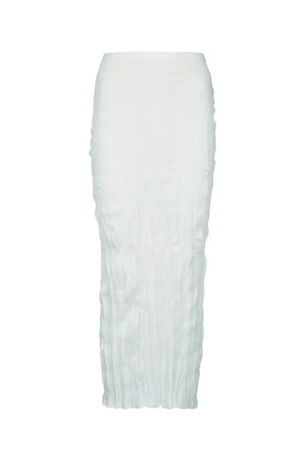 TOTEME Crinkled Knit Skirt