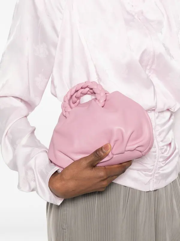Hereu Bombon Braided Top Handle Drawstring Handbag