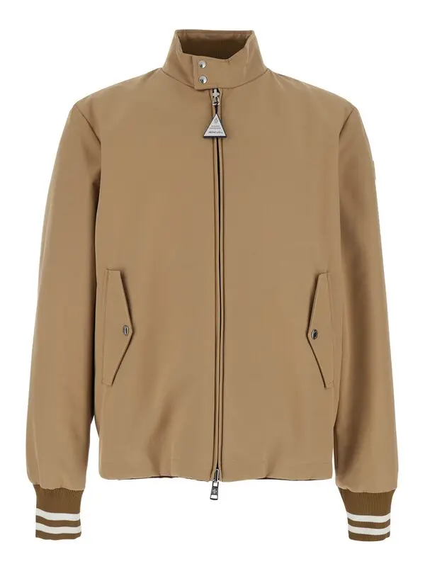 Moncler Reversible Puffer Jacket With Logo Patch - Multicolor
