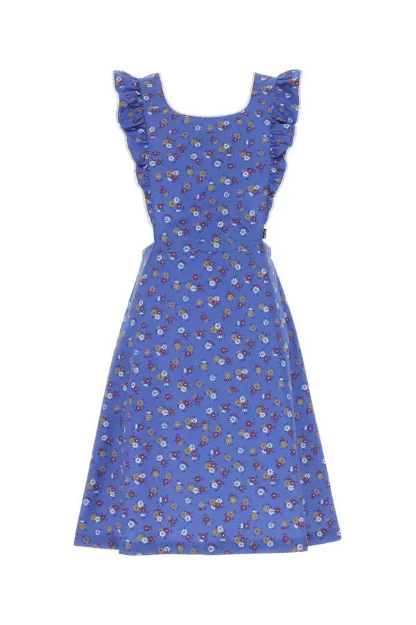 Miu Miu Printed Poplin Dress - Multicolor