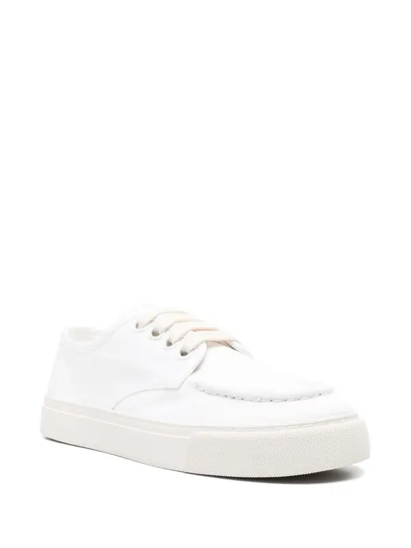 Prada Lace-up Canvas Sneakers - Multicolor