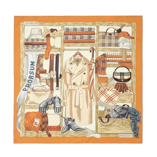Burberry Wardrobe Foulard - Orange