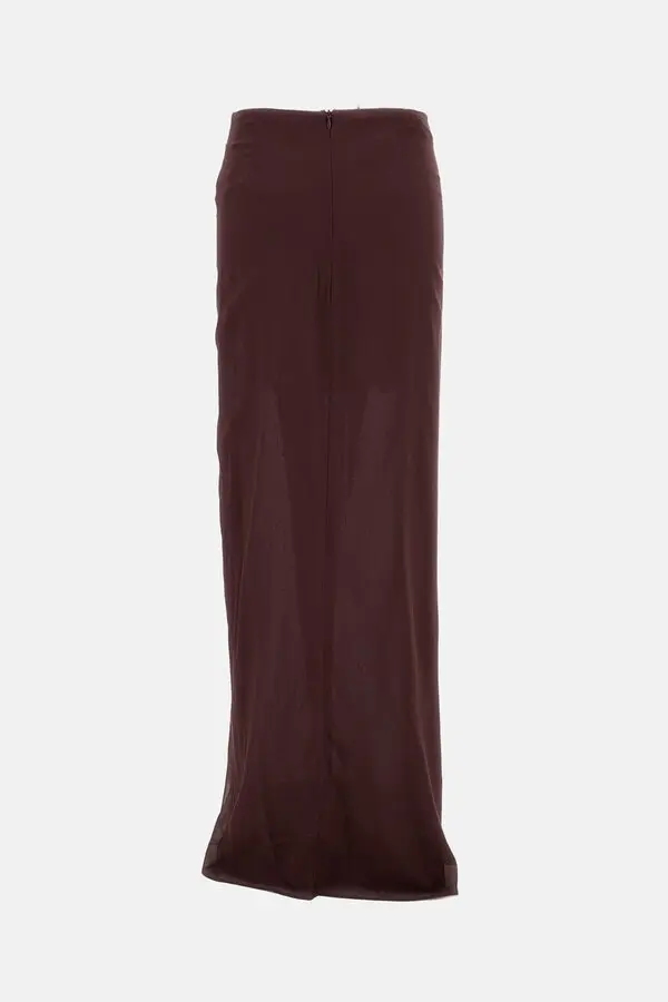 Andamane The Attico Phoebe Wrap Midi Skirt - Multicolor