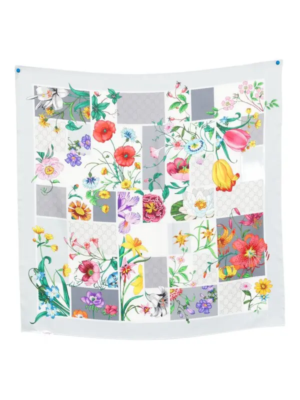 Gucci Printed Silk Foulard - Multicolor
