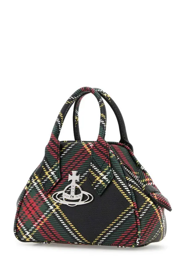 VIVIENNE WESTWOOD Mini Yasmine" Handbag In Printed Synthetic Leather