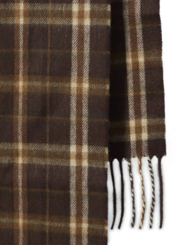 Celine Tartan Cashmere Scarf
