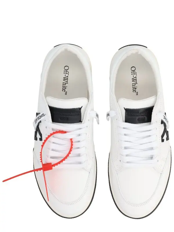 Off-White Vulc Low Top Leather Sneakers - White