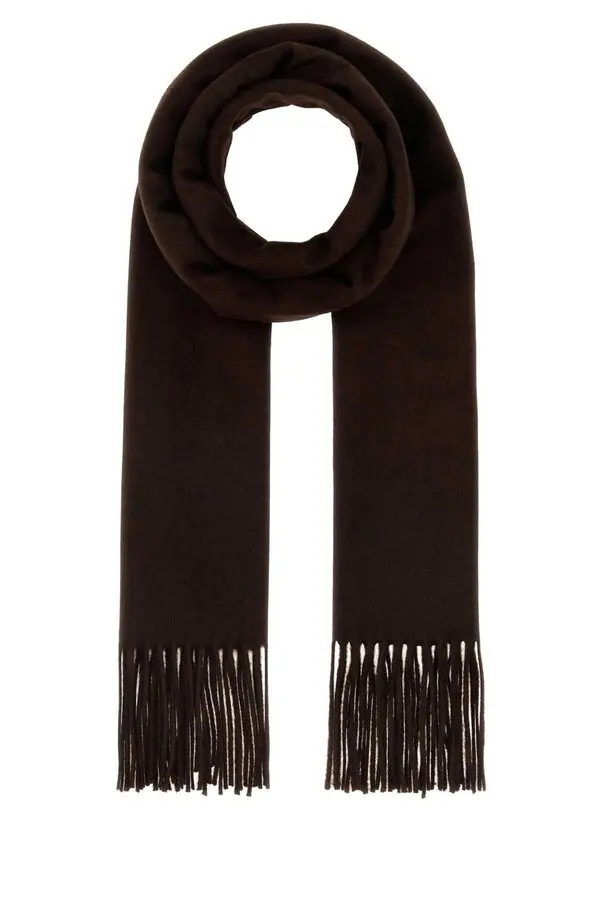 Prada Chocolate Silk Blend Scarf