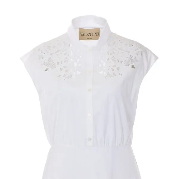Valentino Garavani Embroidered Midi Dress