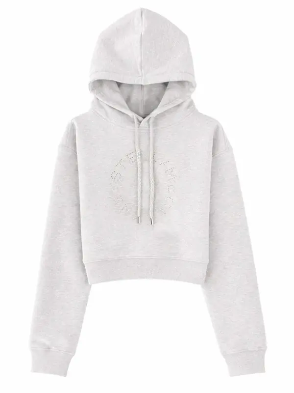 Stella McCartney Cropped Logo Hoodie