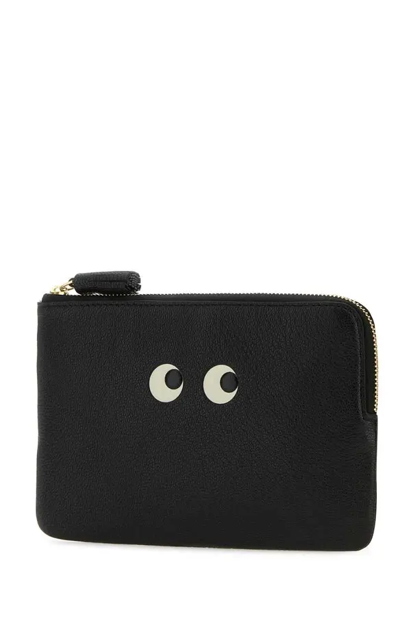 ANYA HINDMARCH Leather Loose Pocket Eyes Pouch