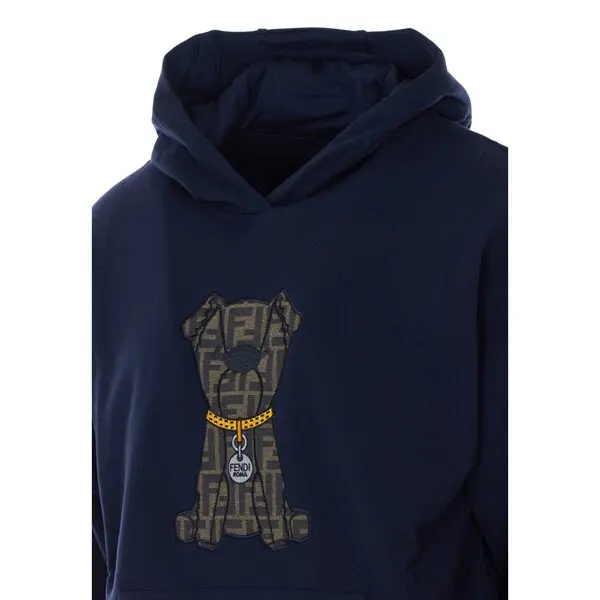 Fendi Logo Dog Printed Hoodie