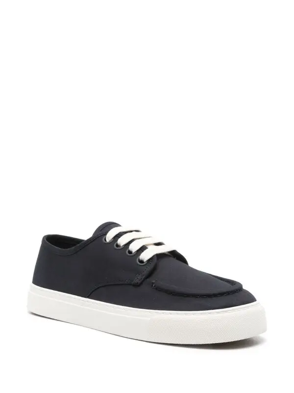 Prada Canvas Lace-up Sneakers - Multicolor