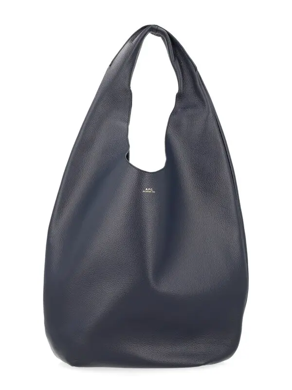 A.p.c. Textured Leather Tote