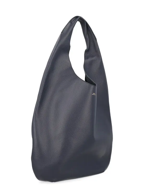 A.p.c. Textured Leather Tote