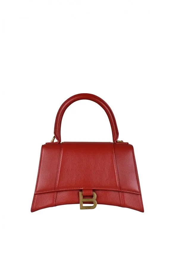 Balenciaga Hourglass Handbag - Red