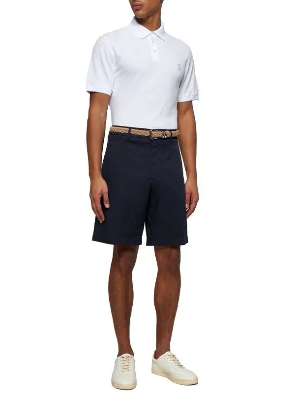 Brunello Cucinelli Cotton Piqué Polo Shirt