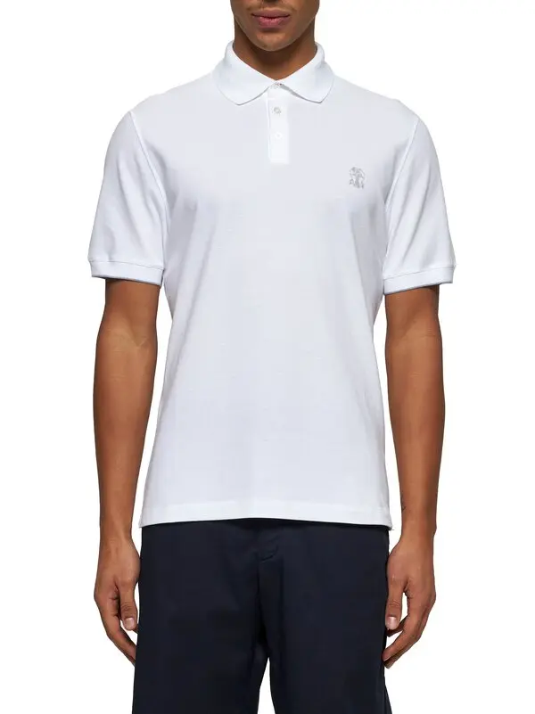 Brunello Cucinelli Cotton Piqué Polo Shirt