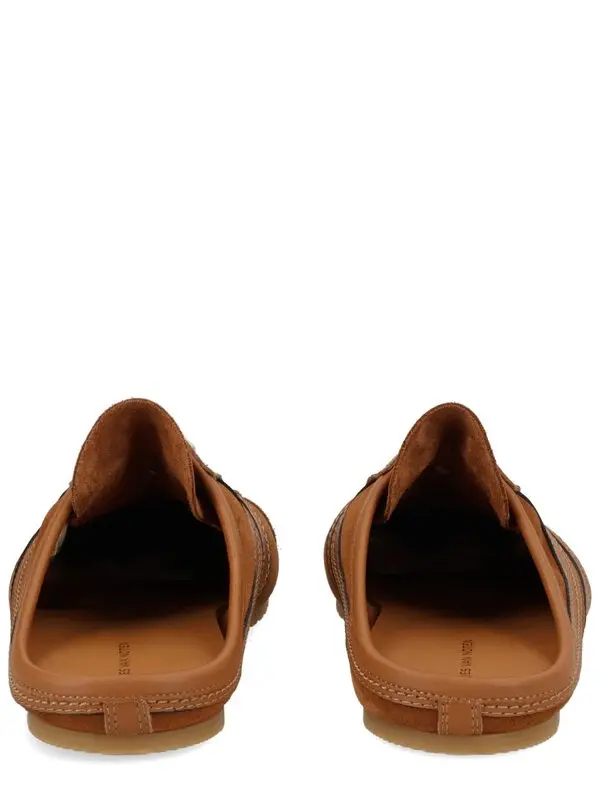 Dries Van Noten Suede Sneaker Mule - Brown