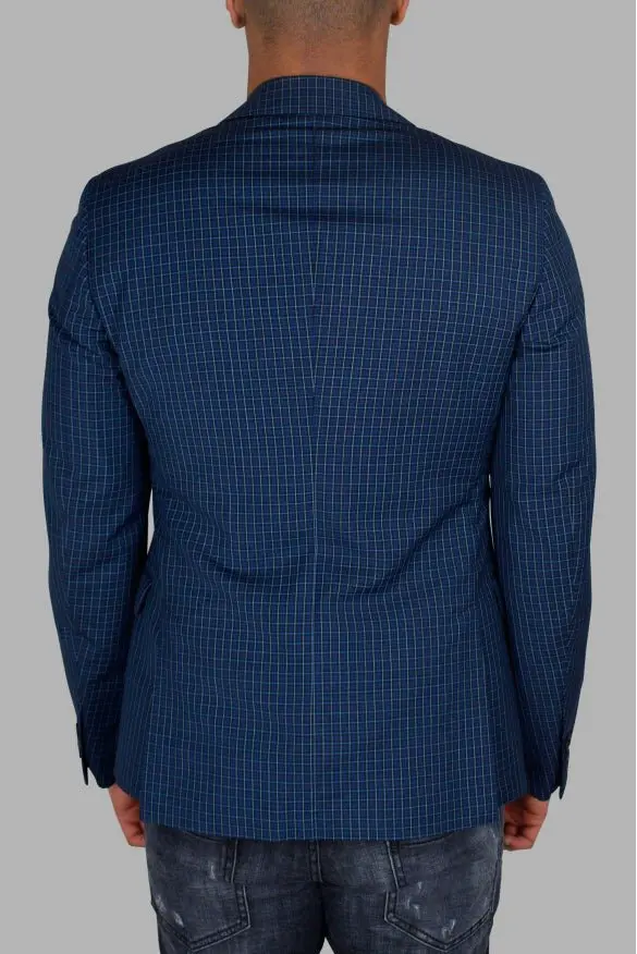 Prada Checked Virgin Wool And Mohair Wool Blazer