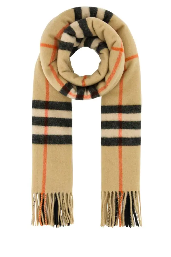 Burberry Embroidered Cashmere Scarf - Multicolor