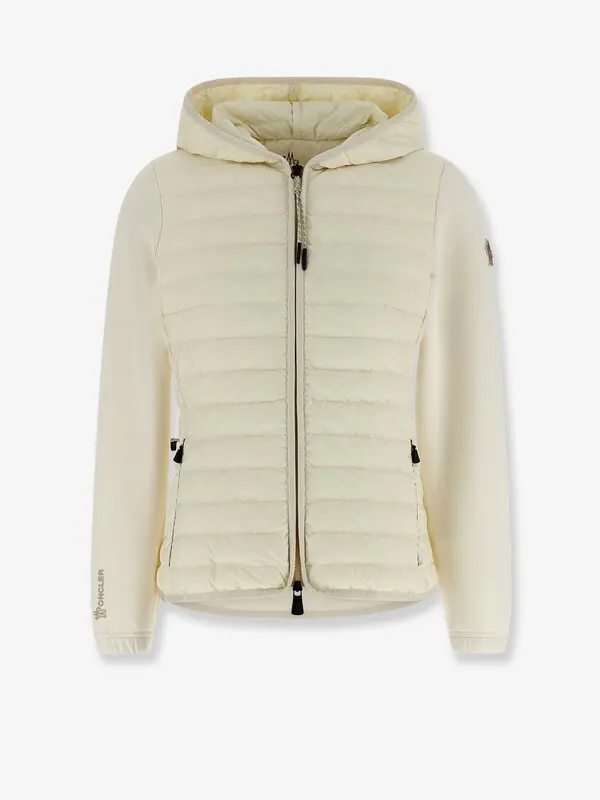 Moncler Neoprene Jacket With Padded Inserts - Multicolor