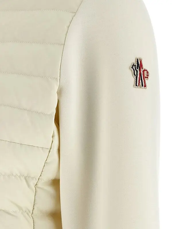 Moncler Neoprene Jacket With Padded Inserts - Multicolor