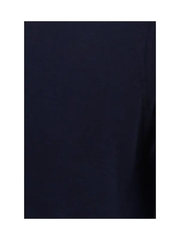 Brunello Cucinelli Virgin Wool Ribbed Crew Neck Sweater - Blue