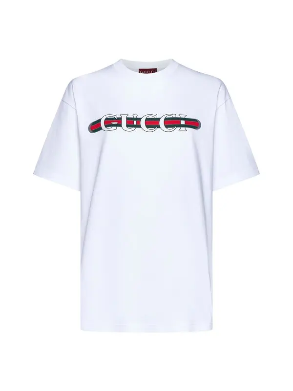 Gucci Printed Cotton Jersey T-shirt