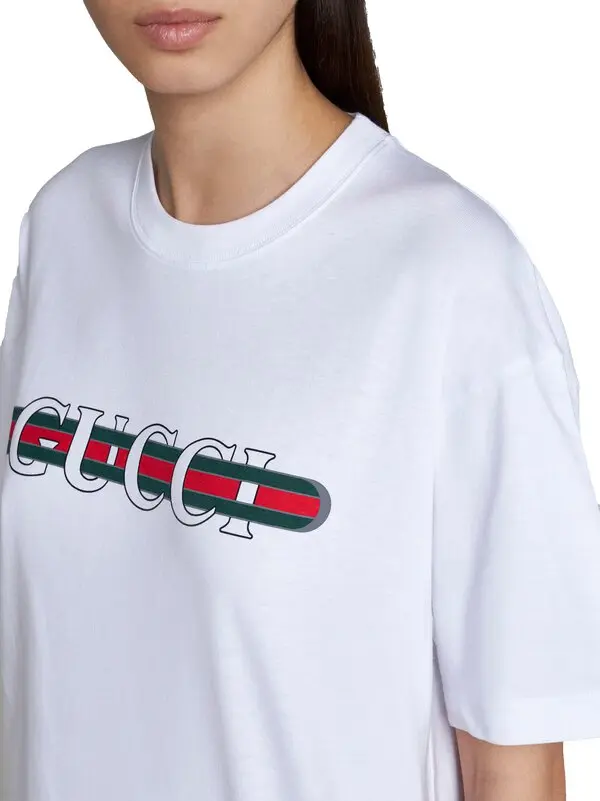 Gucci Printed Cotton Jersey T-shirt