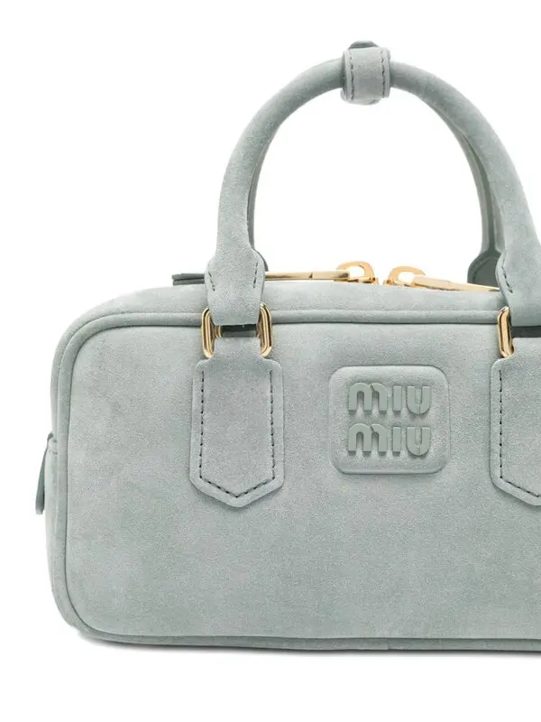 Miu Miu Arcadie Suede Leather Handbag