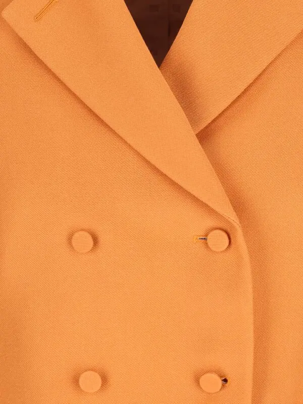 Fendi Wool Double-breasted Jacket - Multicolor