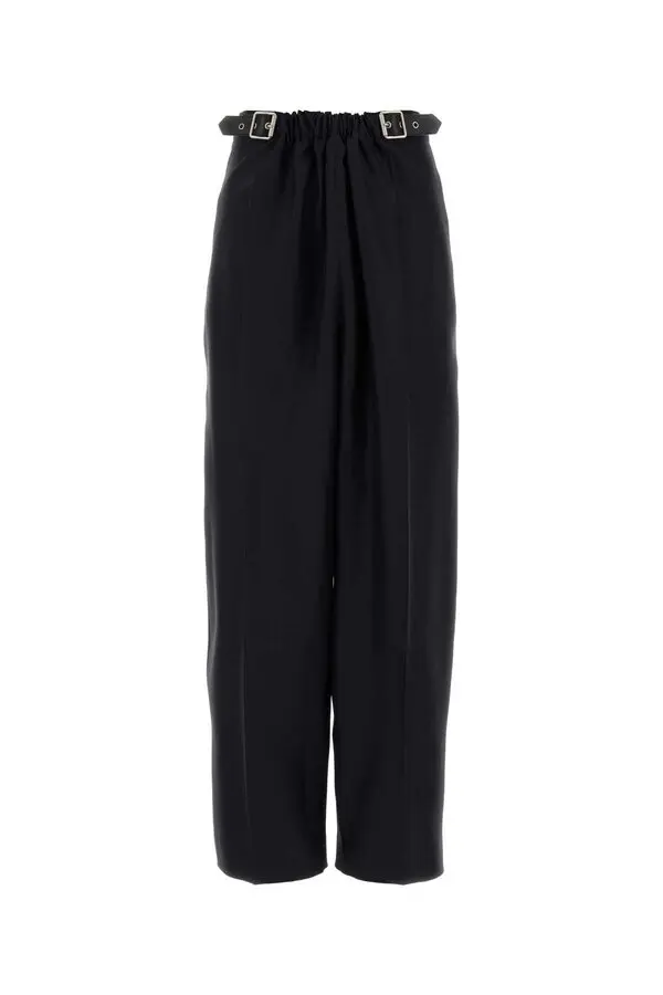 Loewe Wool Blend Wide-leg Pants