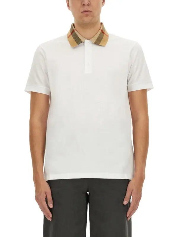 Burberry Cotton Pique Polo