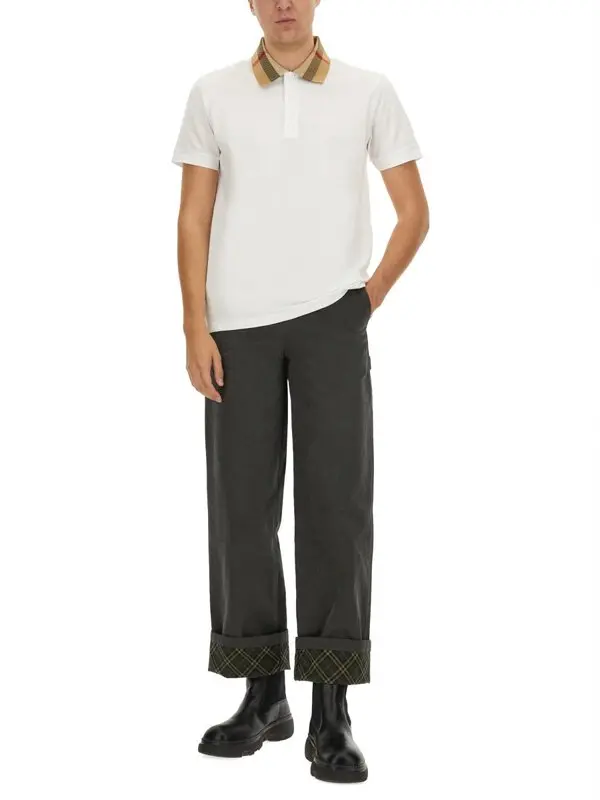 Burberry Cotton Pique Polo