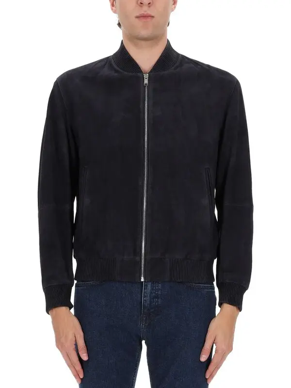 BOSS H-muller Bomber Jacket - Blue
