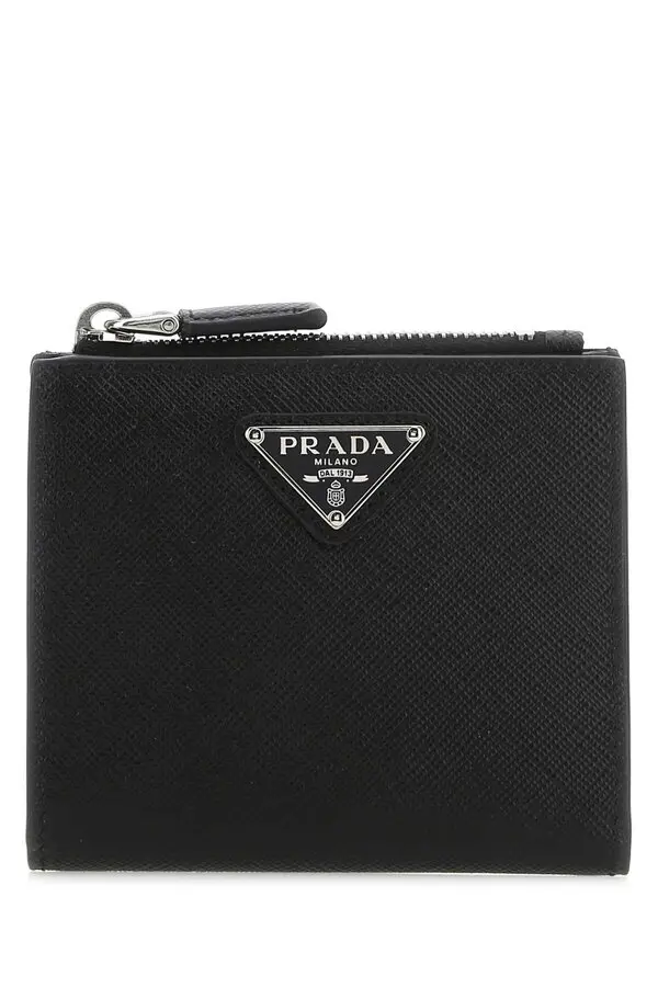 Prada Leather Wallet - Black