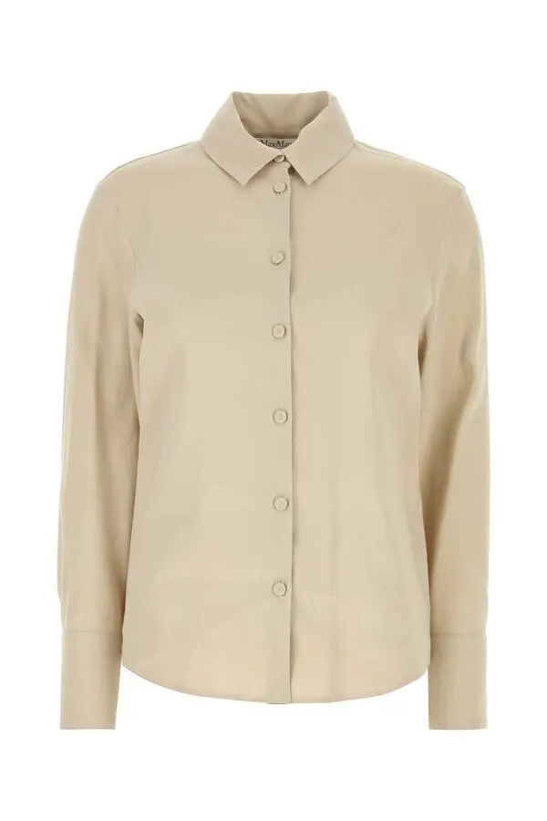 Max Mara Linen Blend Shirt - Brown