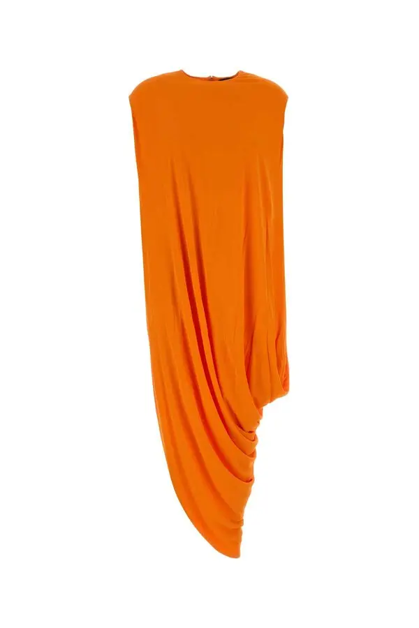 TOM FORD Draped Crepe Top - Orange