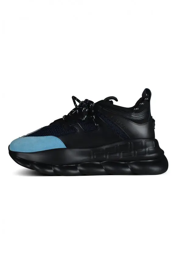 Versace Chain Reaction Sneakers - Black
