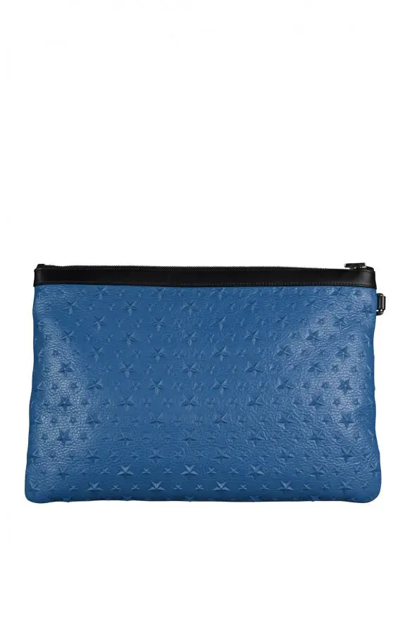 JIMMY CHOO Derek Clutch Bag - Blue