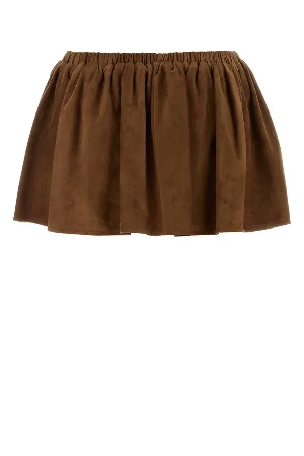 Miu Miu Suede Mini Skirt