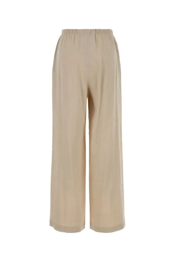 Max Mara Sand Jersey Pant - Brown