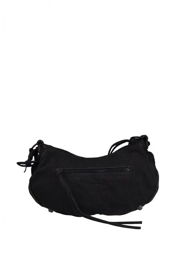 Balenciaga Cagole Shoulder Bag - Black